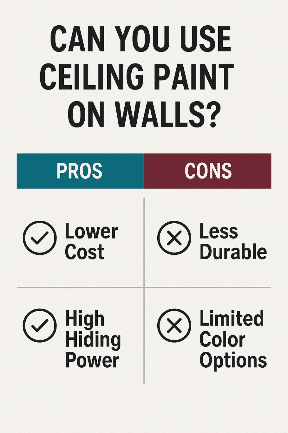 Can You Use Ceiling Paint on Walls? Pros & Cons Explained - Stretch Paints